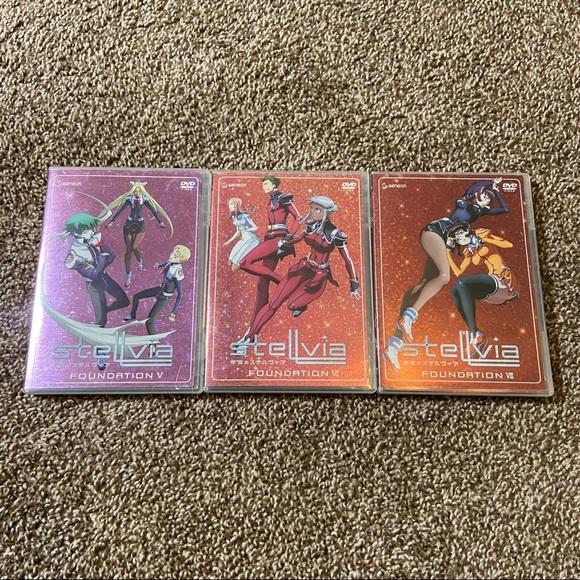 Media | Rare 203 Stellvia Foundation V Vi Vii Dvd Set Tokyo Anime ...